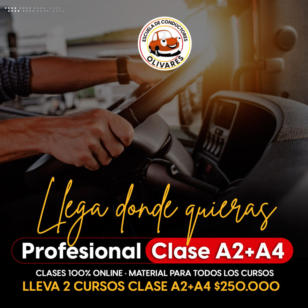 Curso Profesional Clase A2 A4 Escuela De Conductores Olivares